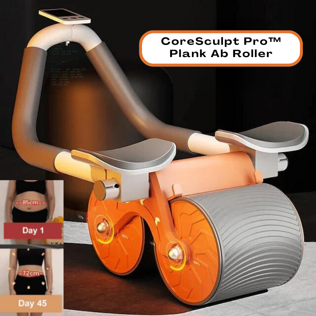 CoreSculpt Pro™ Plank Ab Roller with Phone Holder – Brixstr